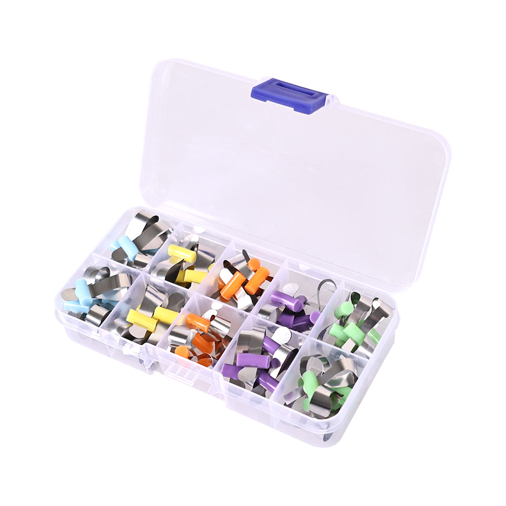 ELIJAH 50Pcs/Box Dental Molding Sheet Sectional Contoured Positioner ...
